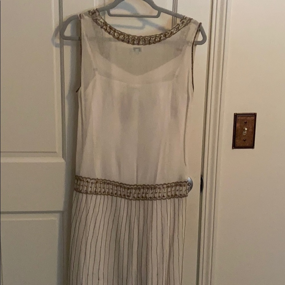 30’s Style Sheer Dress With Under Slip - Gem